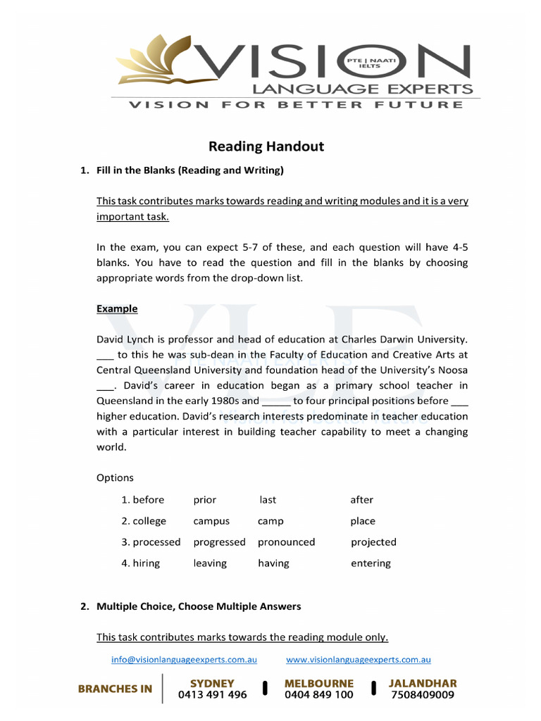 Reading Template New 9.07.2022 | PDF