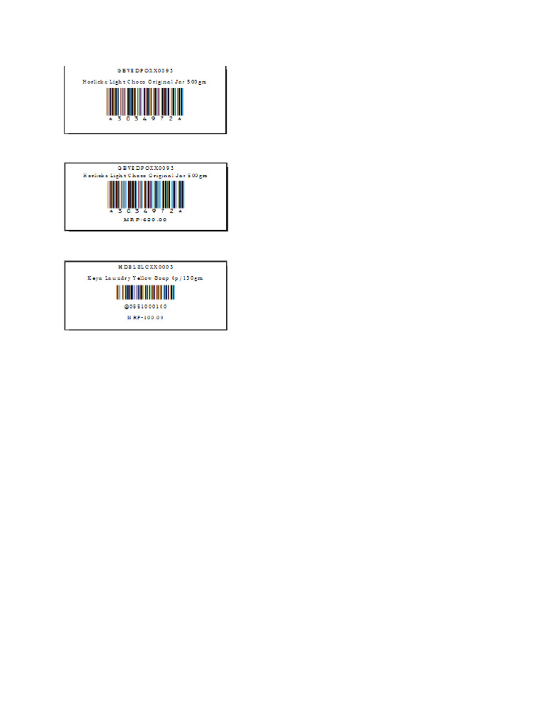 Retail Barcode | PDF