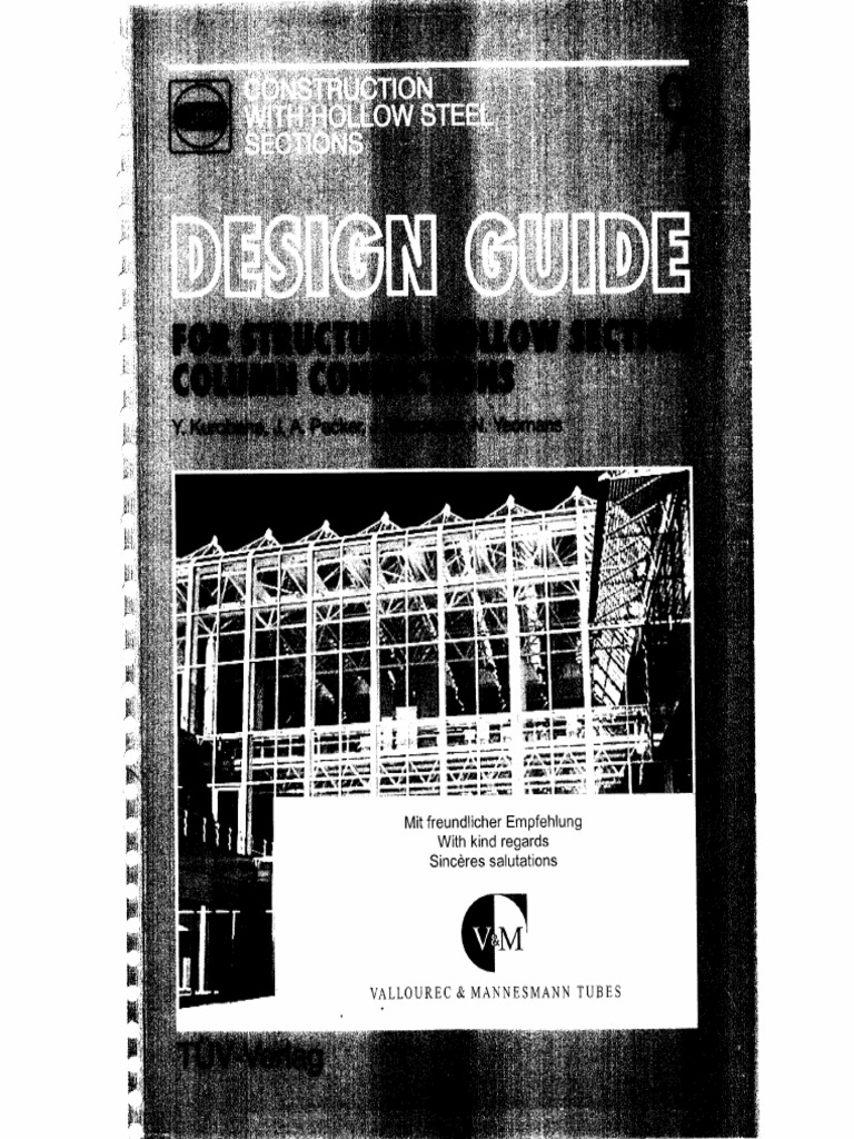 Vol 9 For Structural Hollow Sections Column Connections | PDF