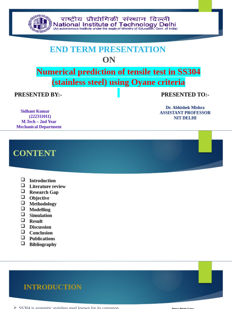 Sidhant Kumar | PDF | Fracture | Plasticity (Physics)