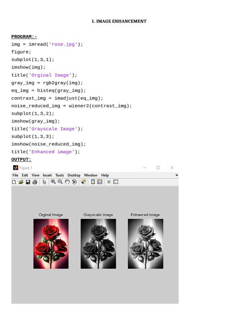 Dip Lab Manual | PDF