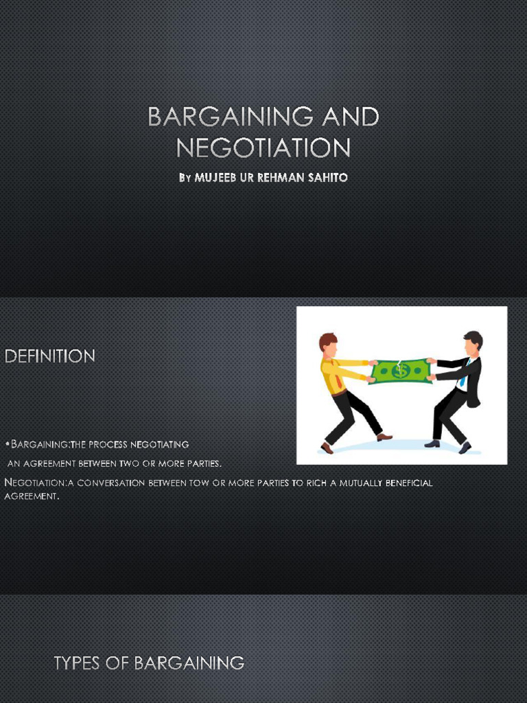 Negotiation Skills Guide | PDF