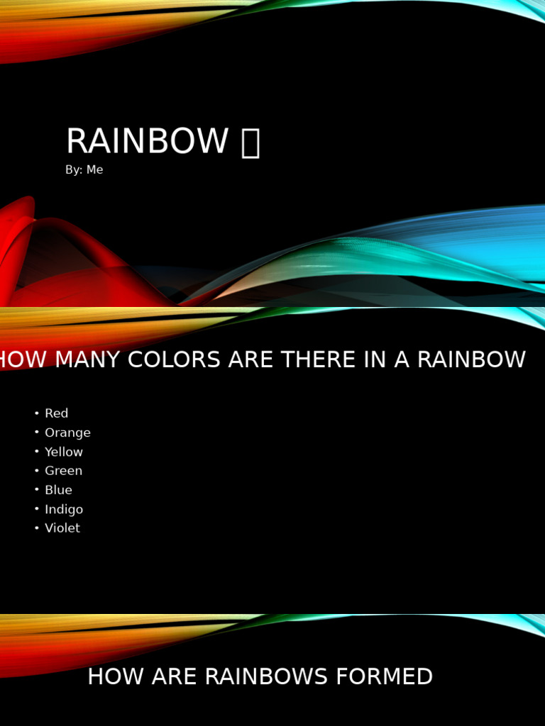 Rainbow ? | PDF