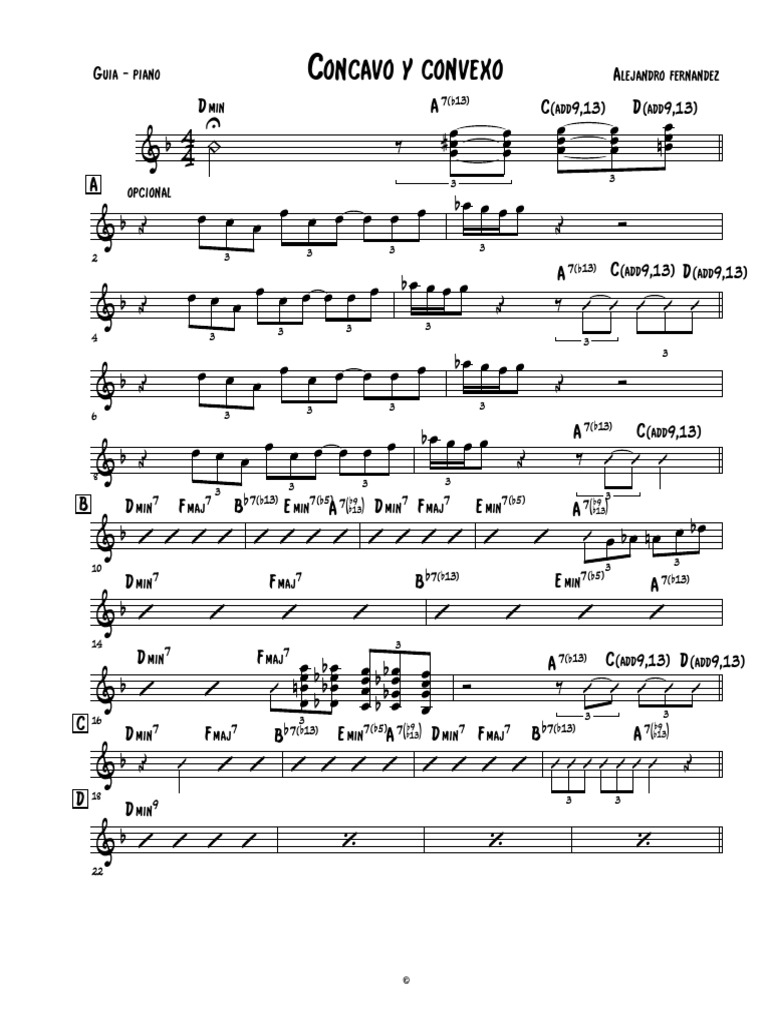 Concavo y Convexo Guia | PDF