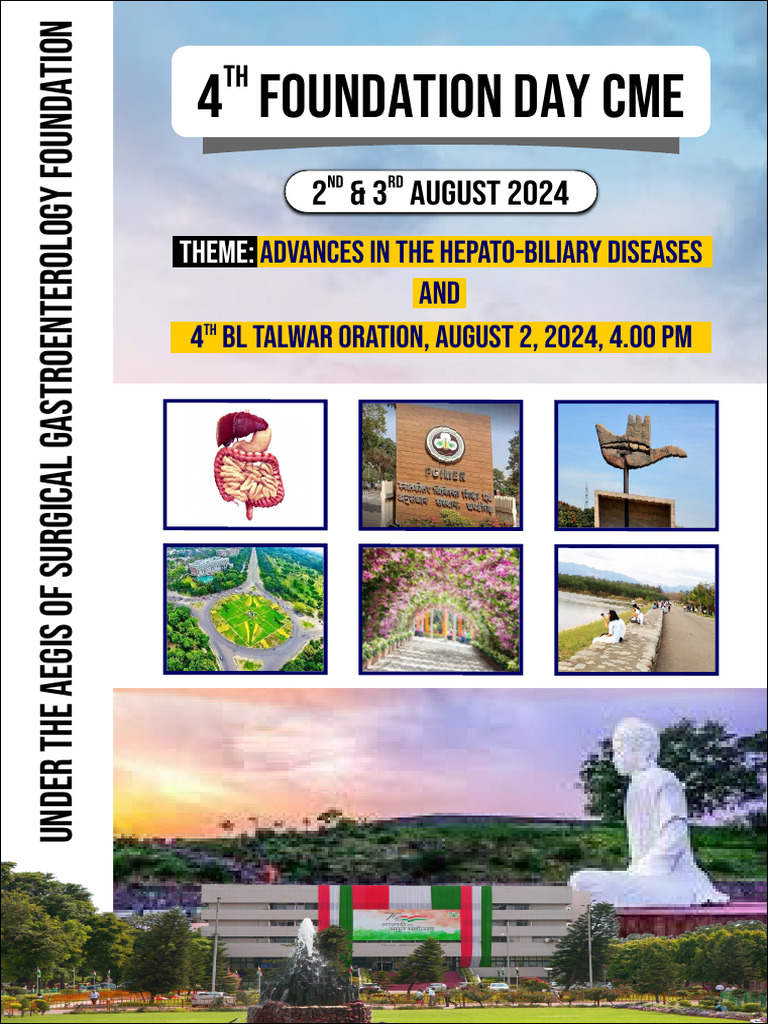 4th Foundation Day CME-Brochure | PDF | Abdomen | Diseases And Disorders