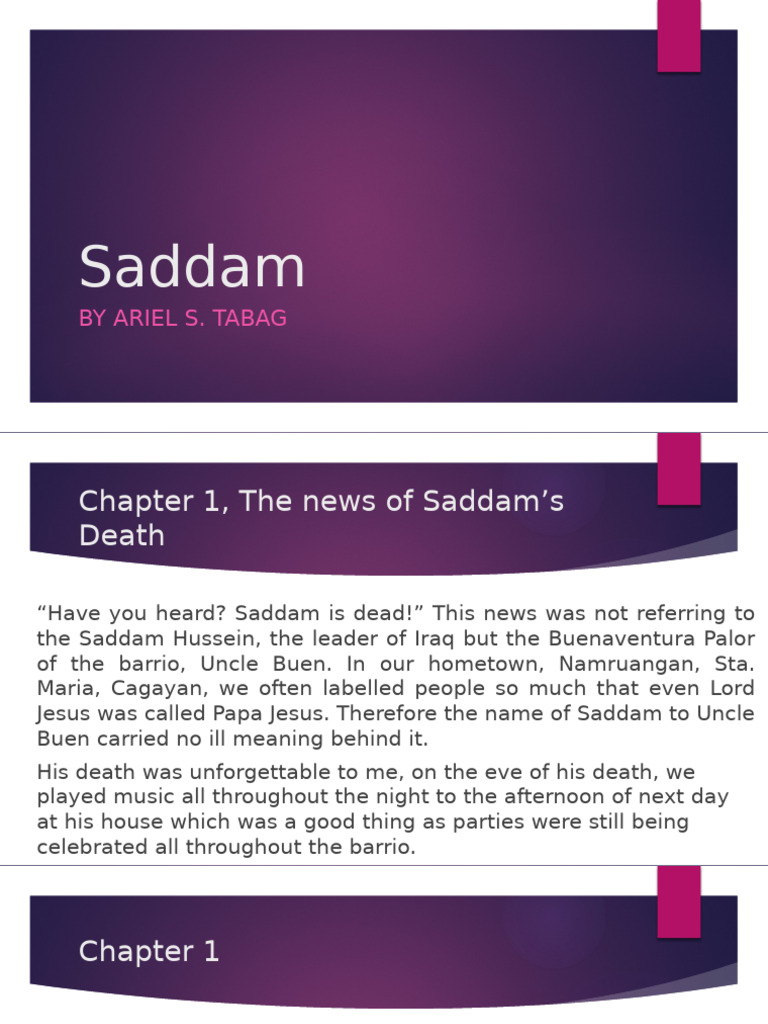 Saddam | PDF