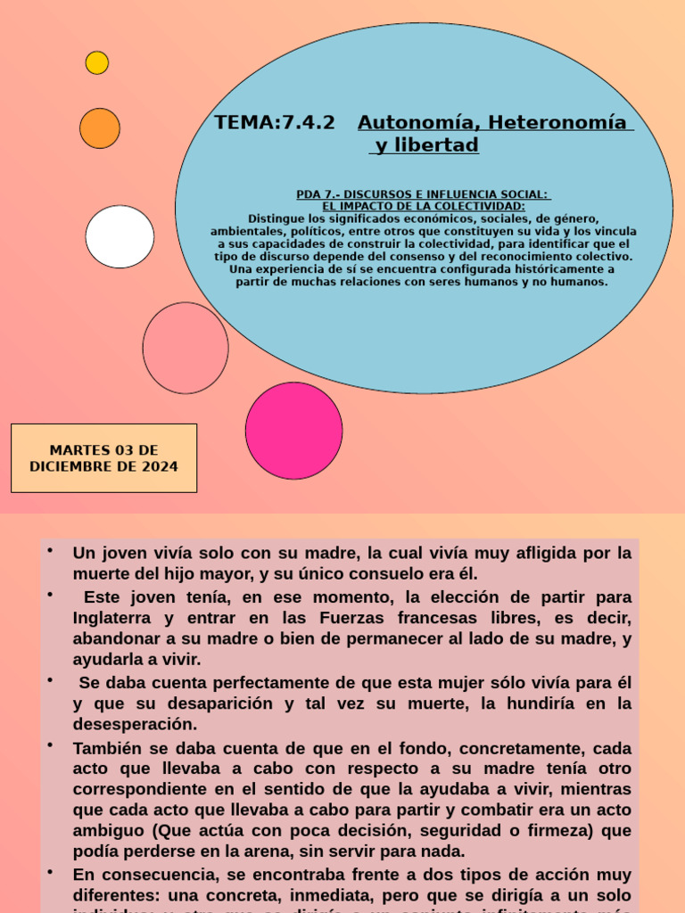 AUTONOMIA Y HETERONOMIA Progresion 7 | PDF | Moralidad | Autonomía