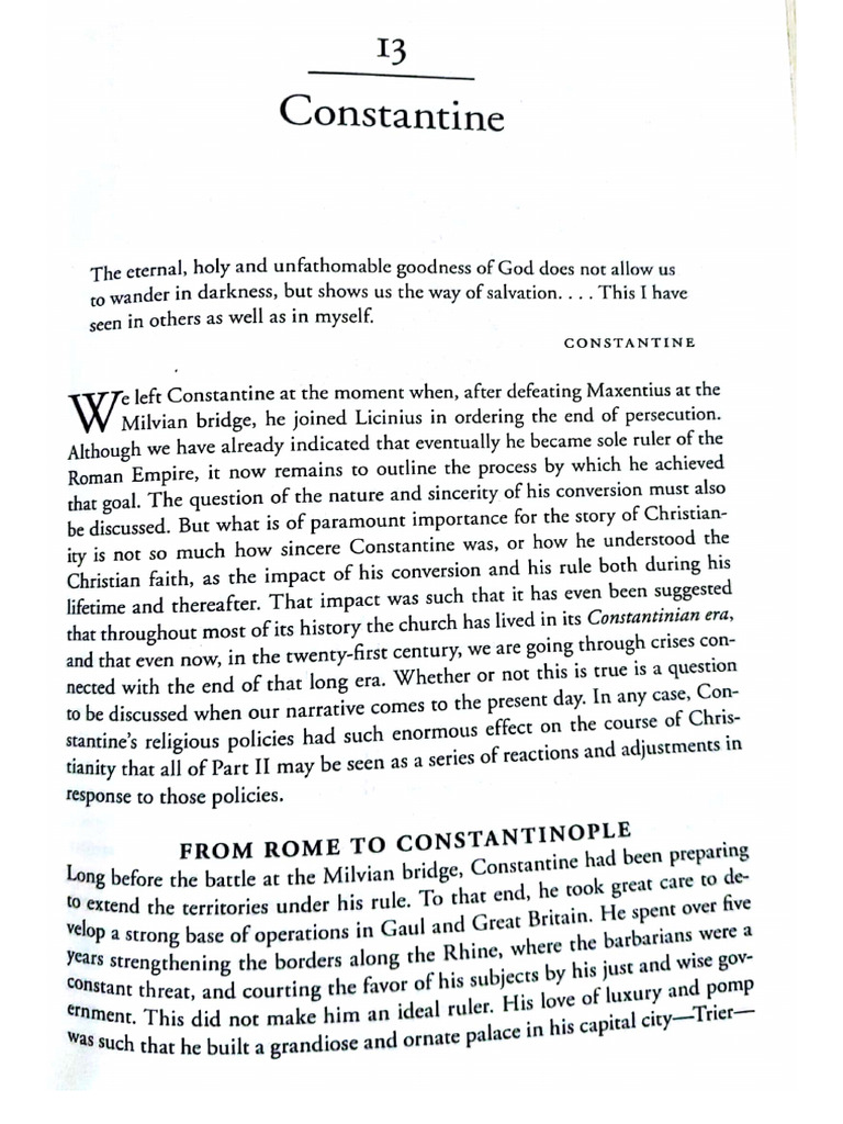 Early and Medieval Church History 13 | PDF