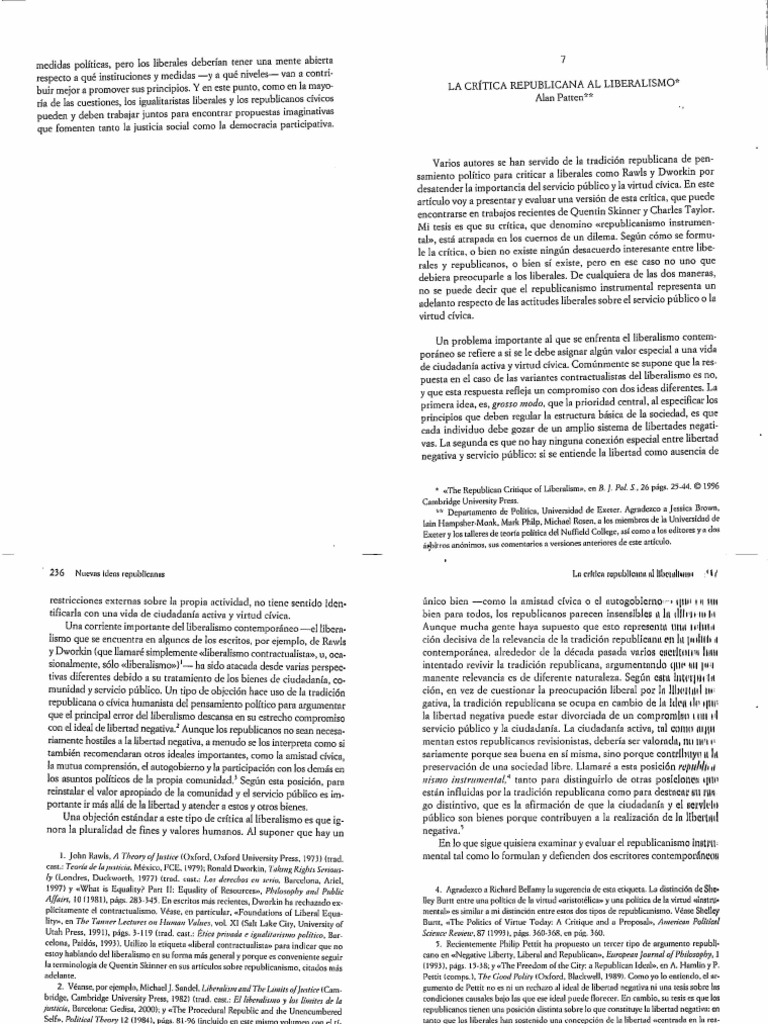 Alan Patten | PDF