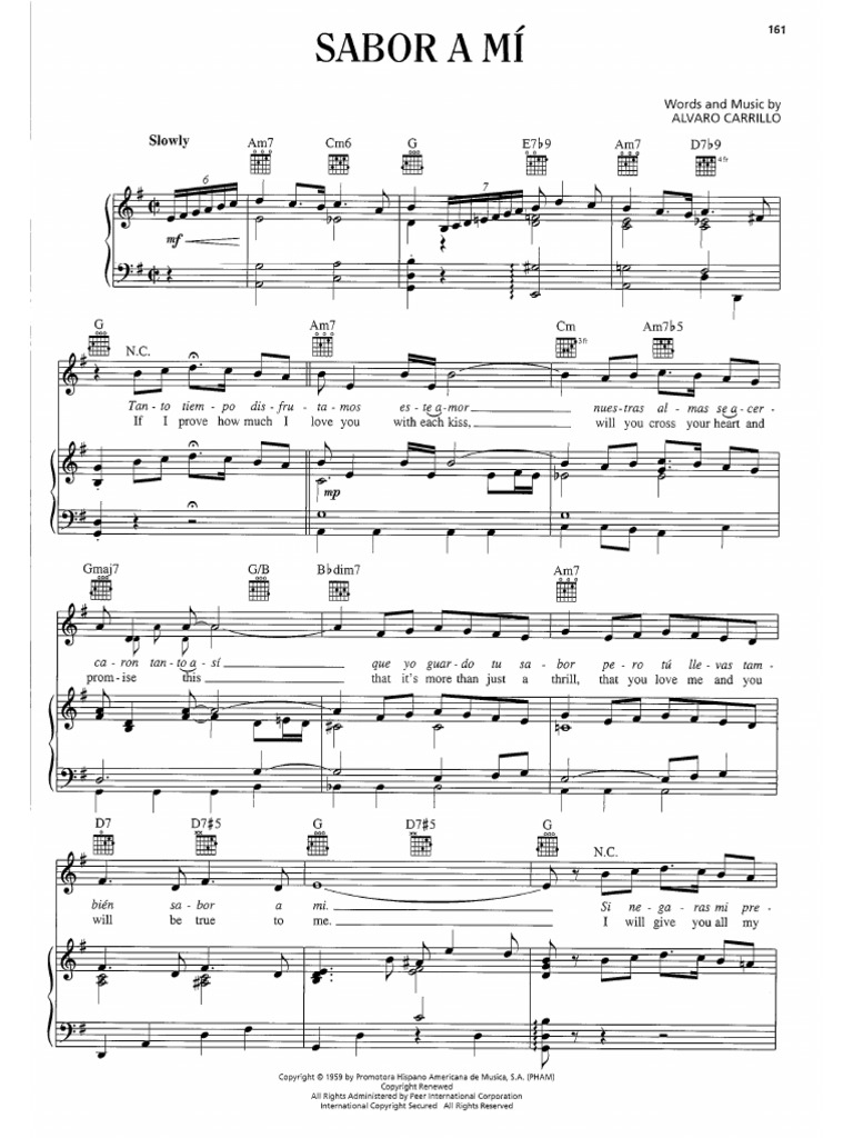 Sabor A Mi | PDF