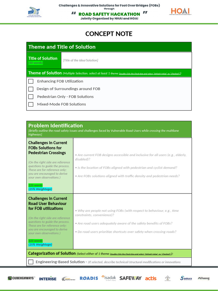 Enhancing FOB Solutions for Road Safety | PDF