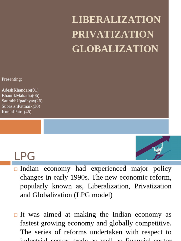 LIBERALIZATION-PRIVATIZATION-GLOBALIZATION | PDF | Globalization ...