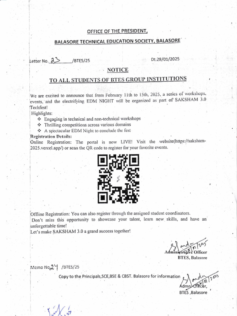 Registration Notice 20250129 0001 | PDF