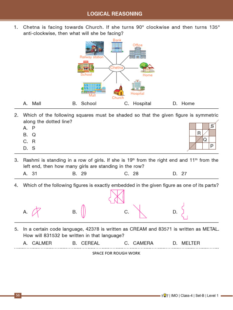 Class 4 Imo 5 Years e Book 2022-57-63 | PDF