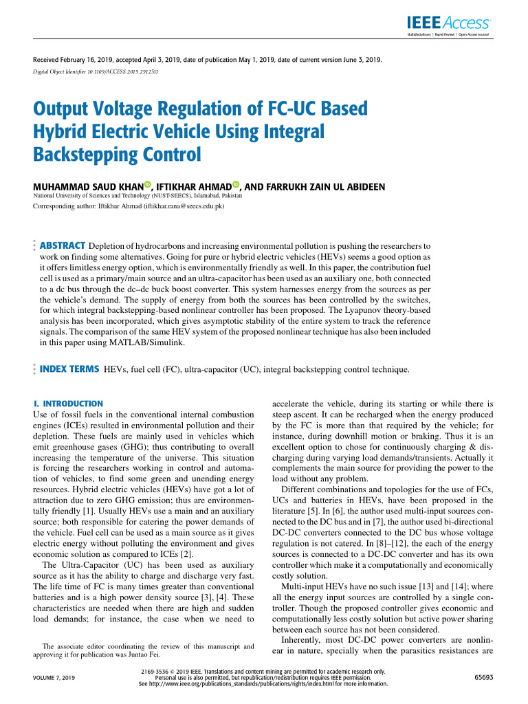 2020 Output_Voltage_Regulation_of_FC-UC_Based_Hybrid_Electric_Vehicle_Using_Integral ...
