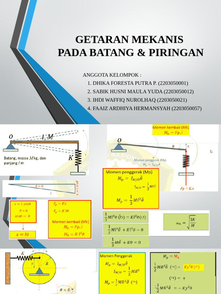 GETARAN MEKANIS PPT | PDF