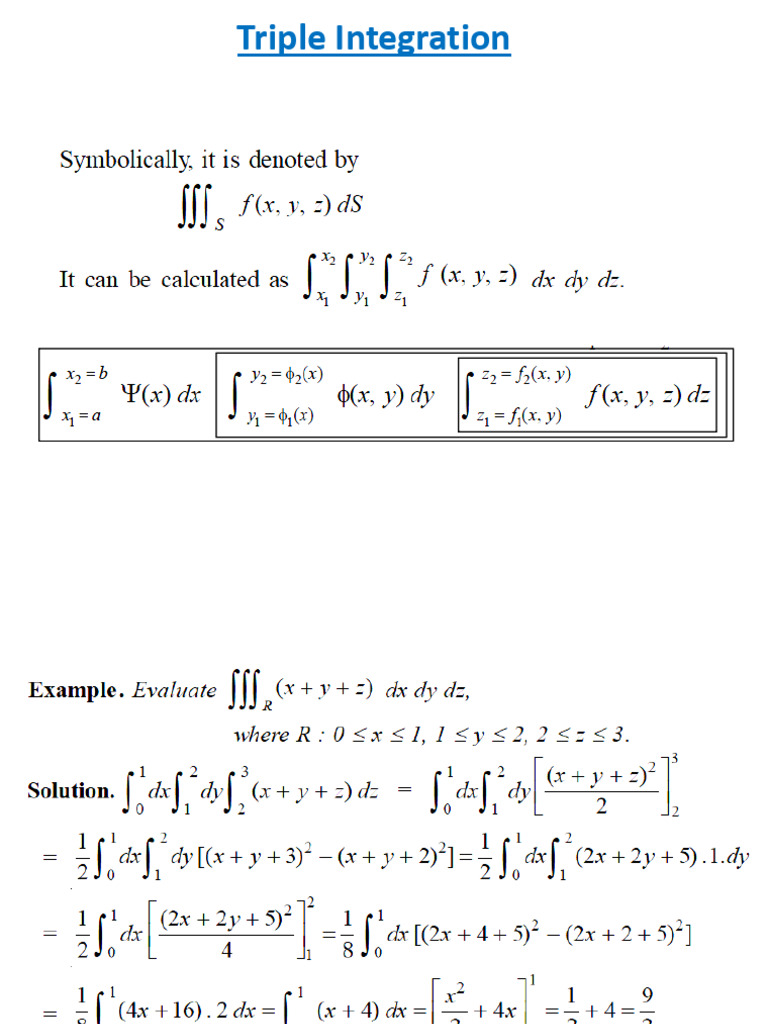 Integral Calculus3 | PDF