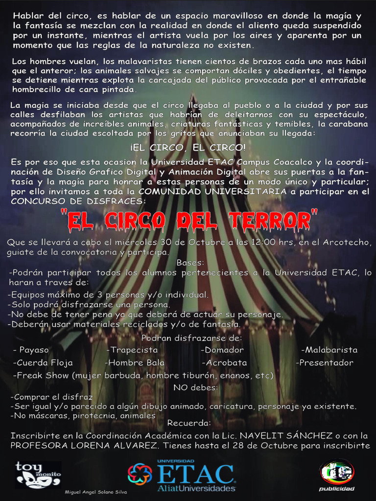 Flyer Terror Finalizado | PDF