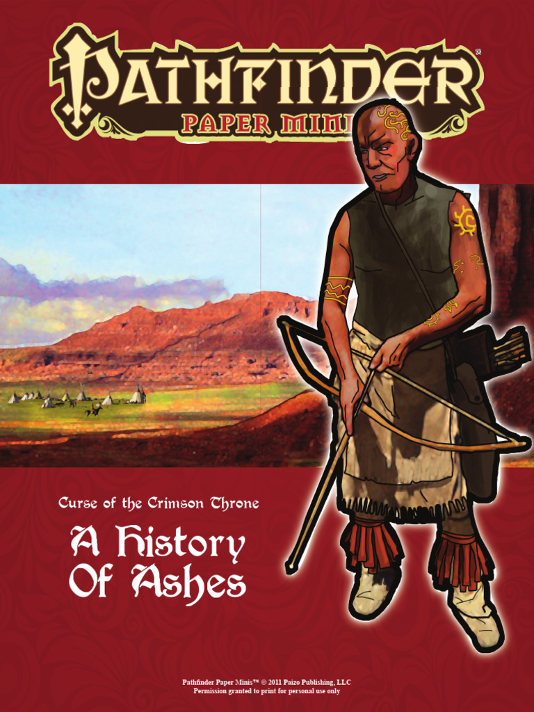 Paper Minis - Curse of The Crimson Throne 04 - A History of Ashes | PDF