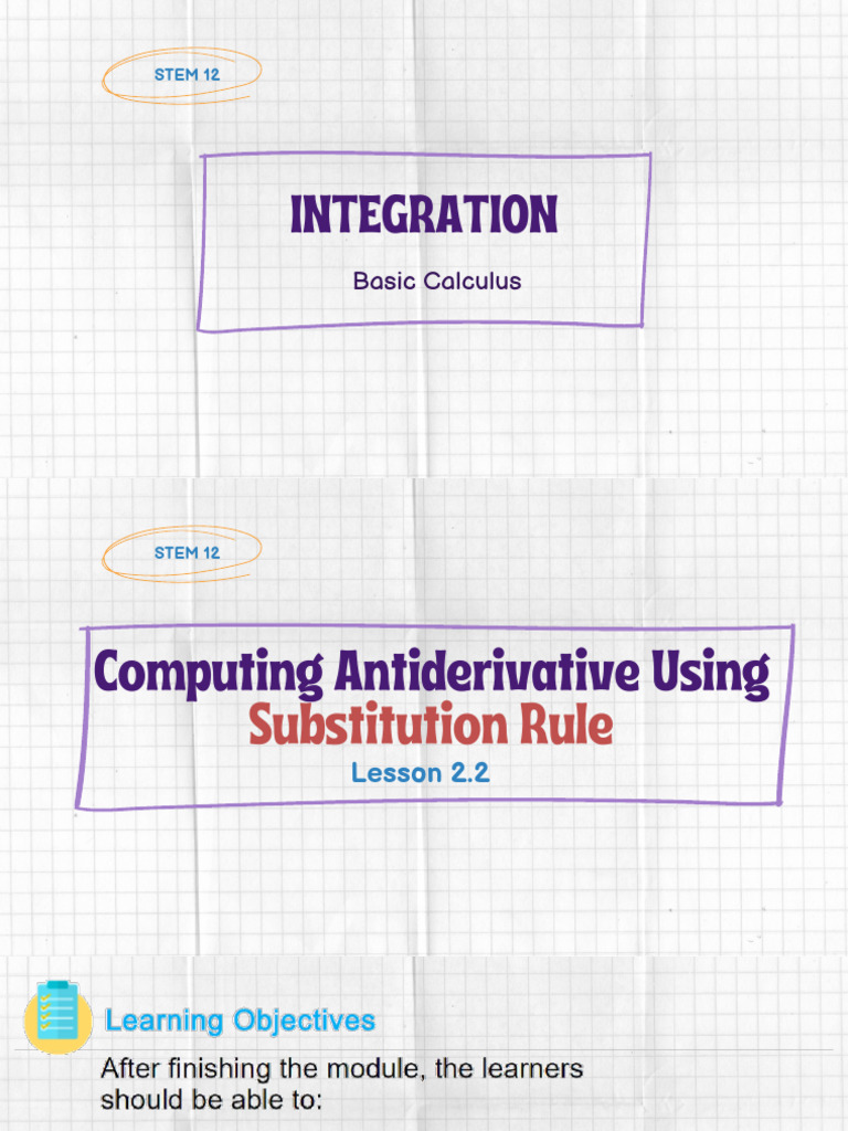 Substitution Rule | PDF