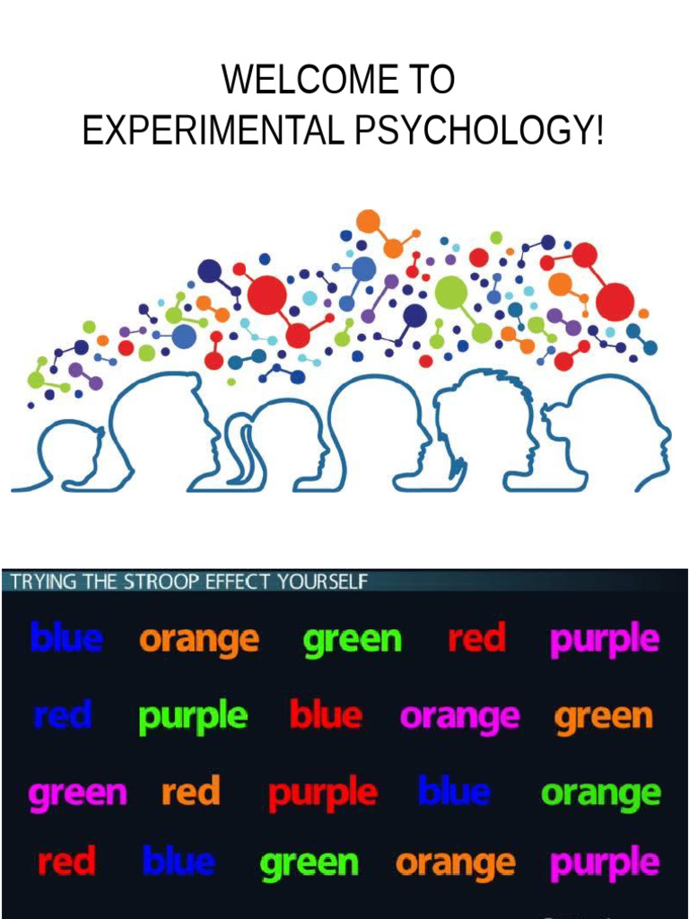 Introduction To Experimental Psychology | PDF