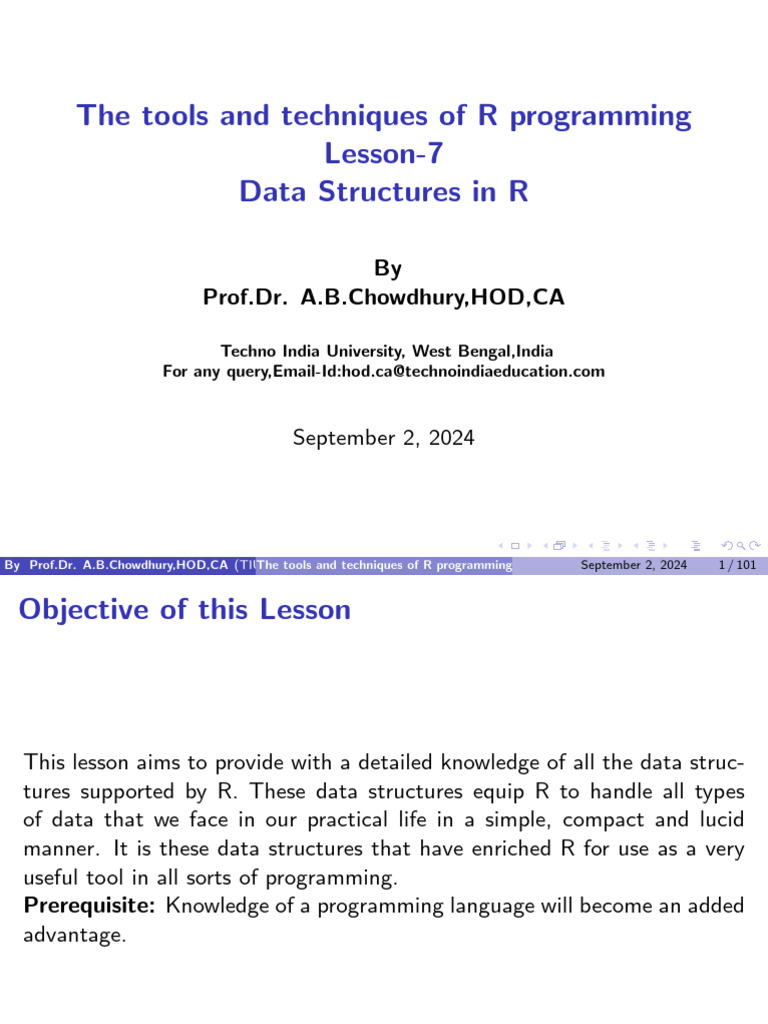 R Lesson-7 | PDF | Data Type | Regular Expression