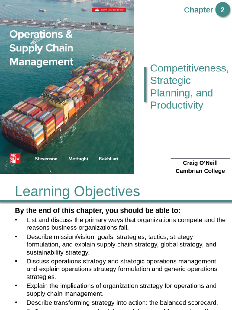 Stevenson8ce PPT Ch02 1 | PDF | Strategic Management | Strategic Planning