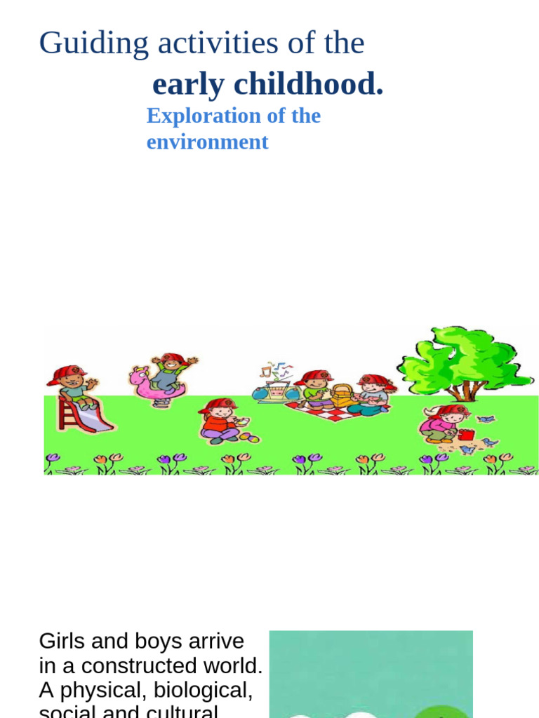 Early Childhood Exploration Activities | PDF