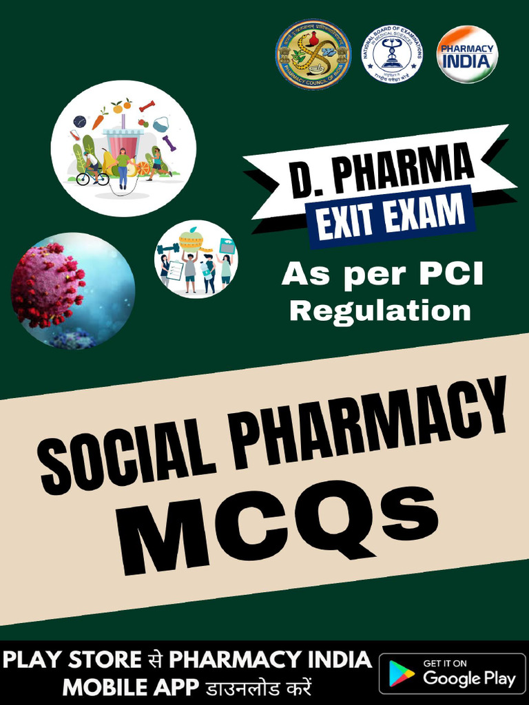 Social-Pharmacy-MCQs | PDF | Health Care | Preventive Healthcare