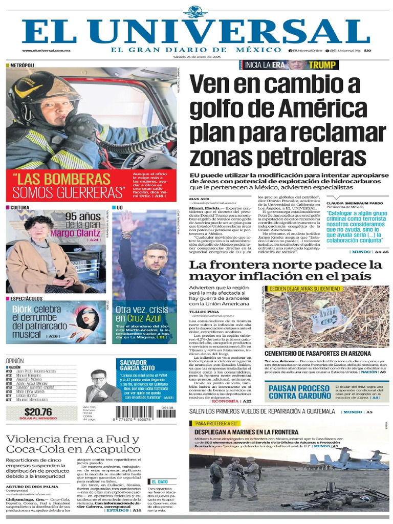 El Universal 2025-01-25 | PDF