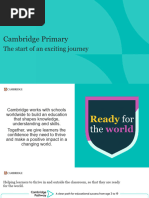 Cambridge Primary Program | PDF | Curriculum | Teaching Method