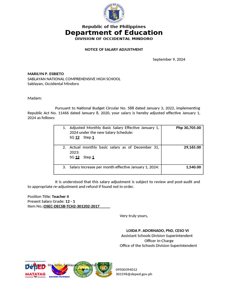 NOSA Form 2025 | PDF