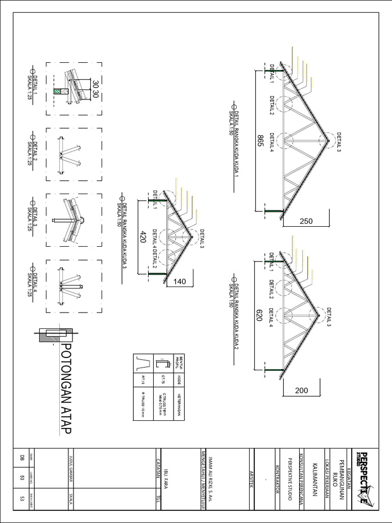 53 - Potongan Atap | PDF