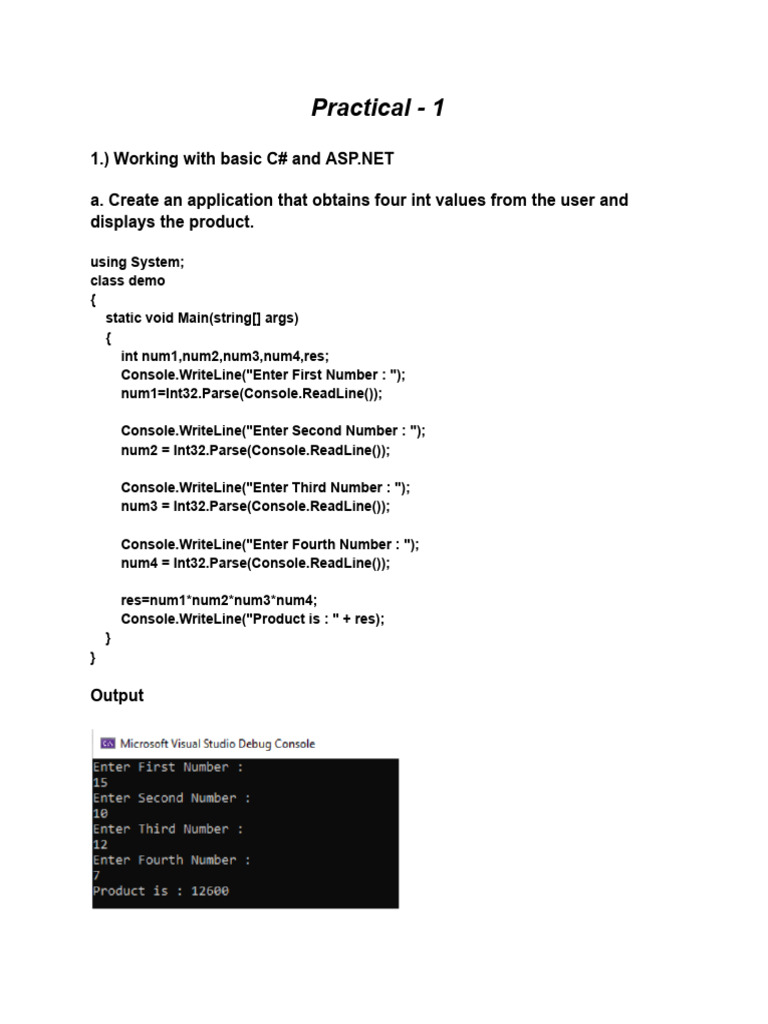 Awp Sem5 Pdf C Sharp Programming Language Computer Programming 9475