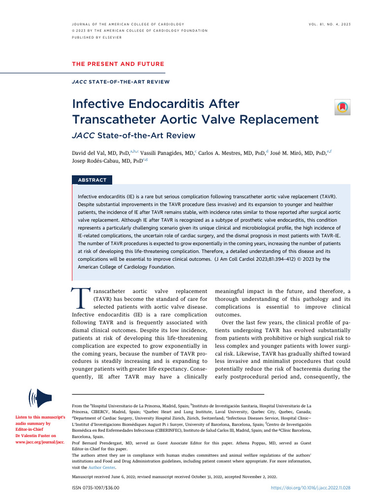 Infective Endocarditis_Bacterial Prevalence | PDF | Staphylococcus | Internal Medicine