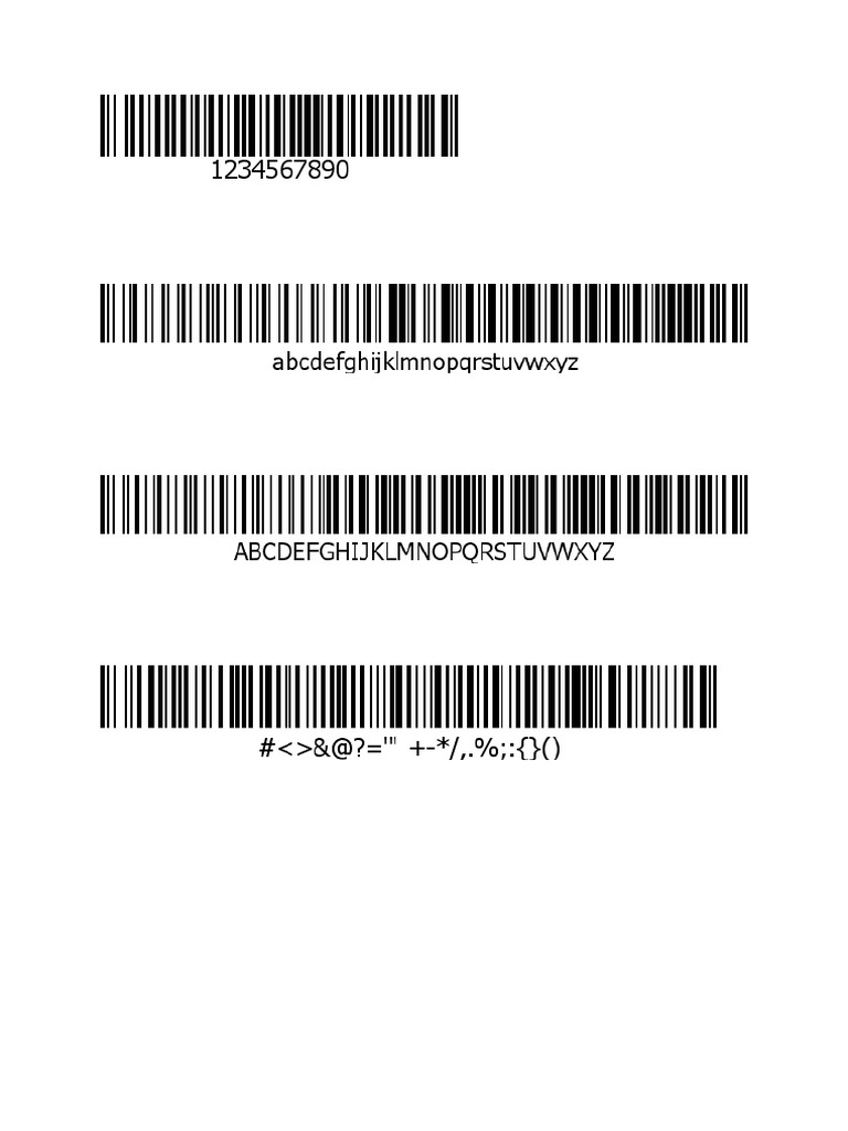 Barcode Config | PDF