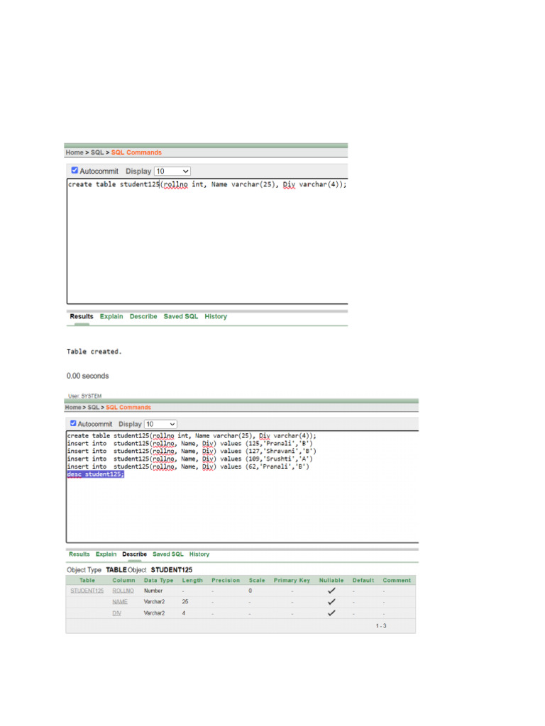 Practical 1 Dms | PDF