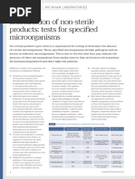 USP 1111 - Microbial Examination | PDF | Colony Forming Unit ...