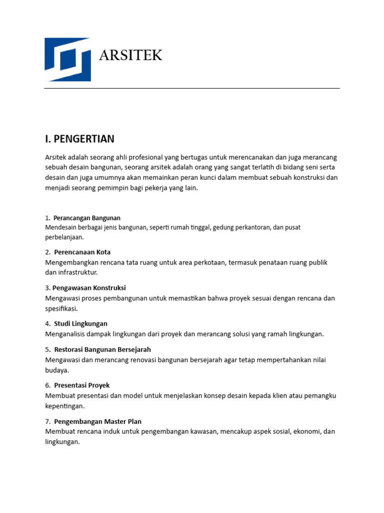 Artikel Arsitek | PDF