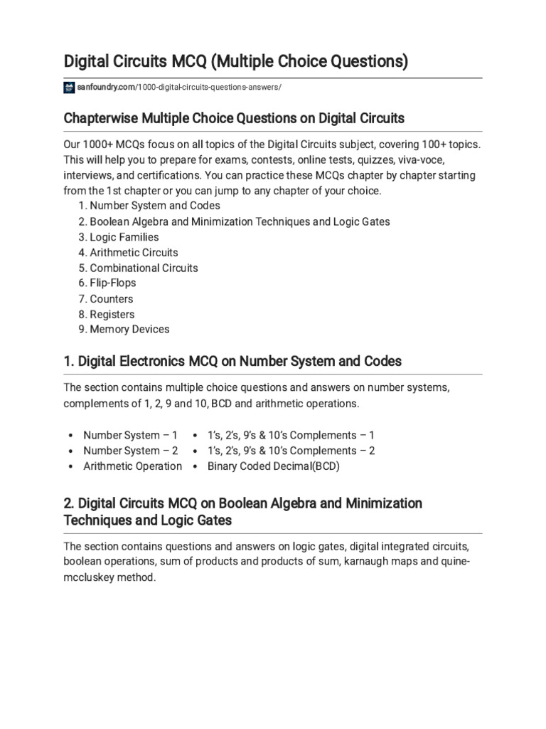 1 | PDF | Read Only Memory | Logic Gate