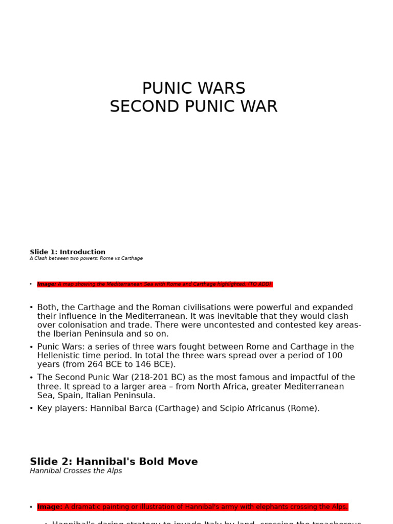 Second Punic War: Rome vs Carthage | PDF | Hannibal | Punic Wars