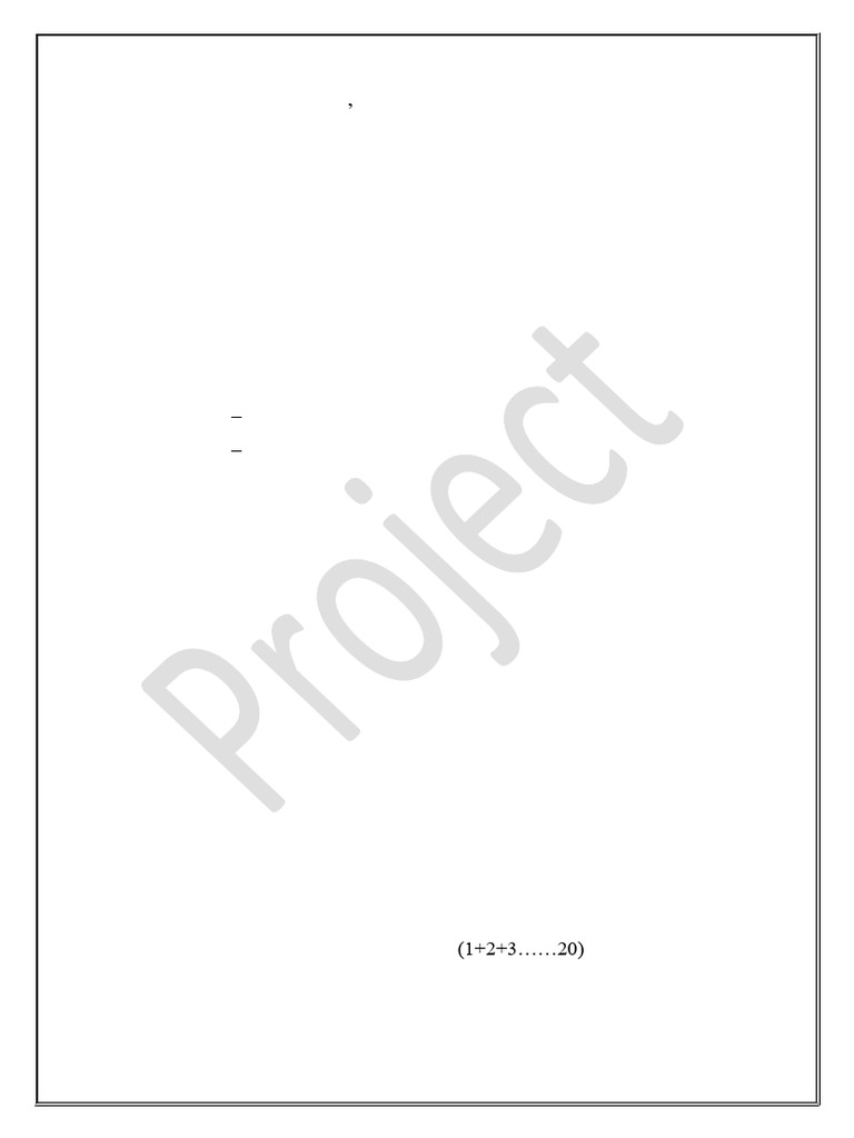 PROJECT CLASS 9 | PDF | Interest | Numbers