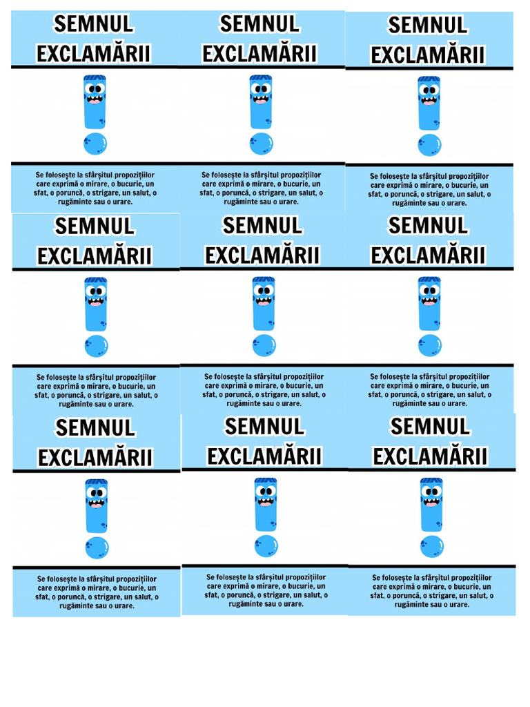 Semnul Exclamarii | PDF