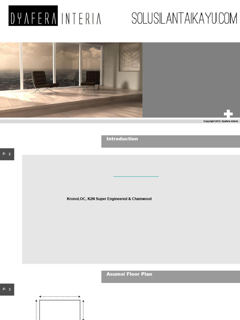 Penawaran Lantai Parquet - Kronoloc BPK Zulkifli | PDF