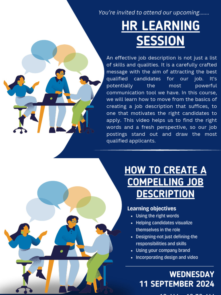 HR Learning - 11 Sep - Invitation | PDF