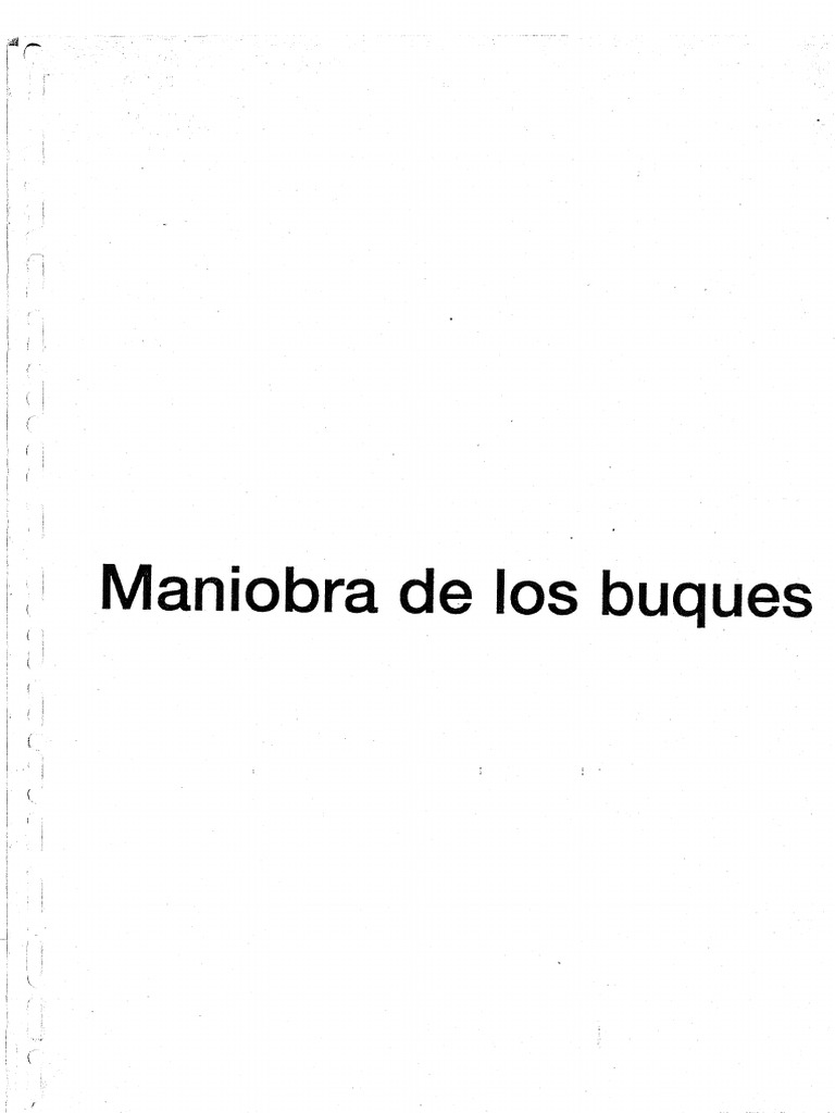 Maniobras de Buques | PDF