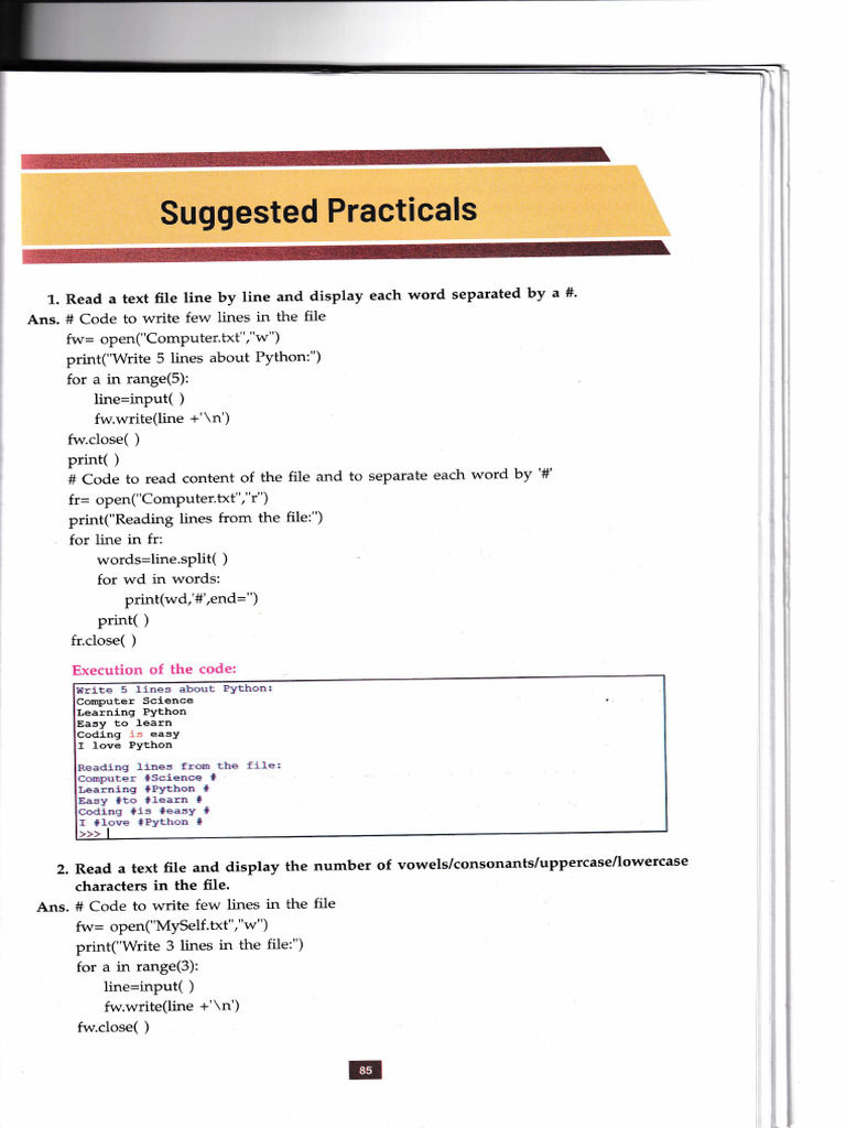 Practicals_Computer_Science_Python_XII (1) | PDF | Databases | Data Management