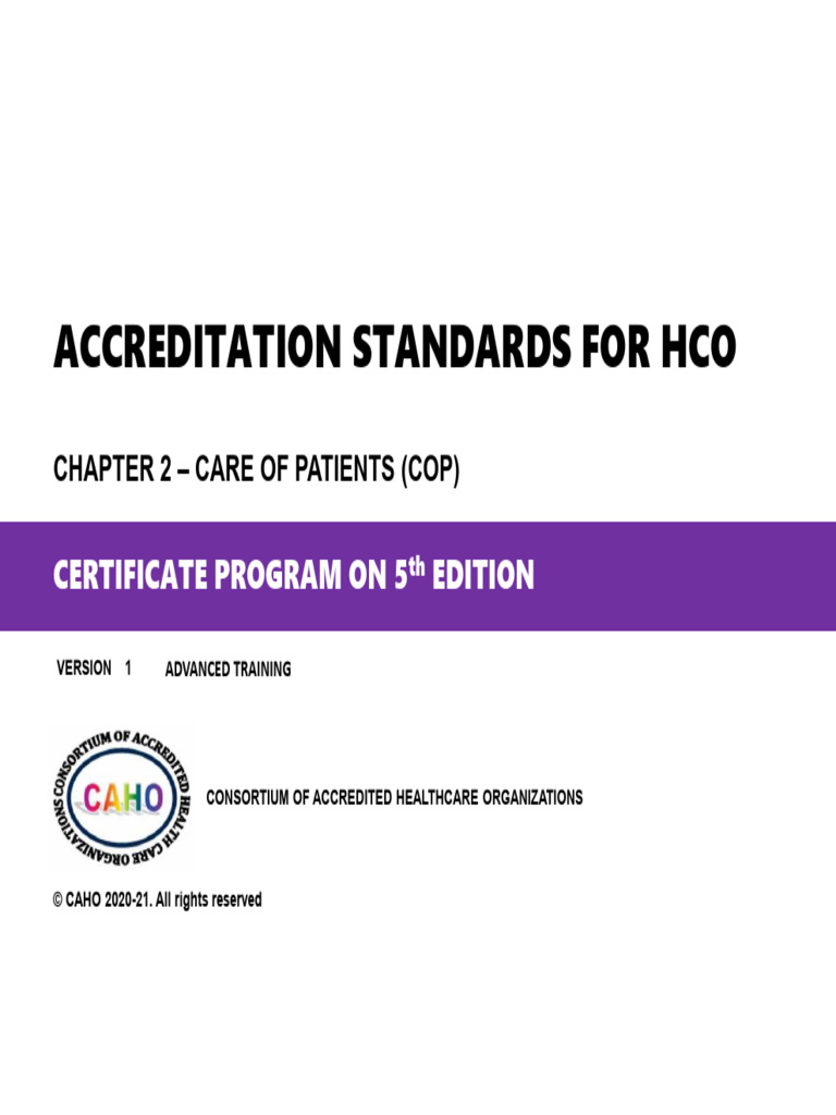 nabh COP Handout | PDF | Health Care | Ambulance