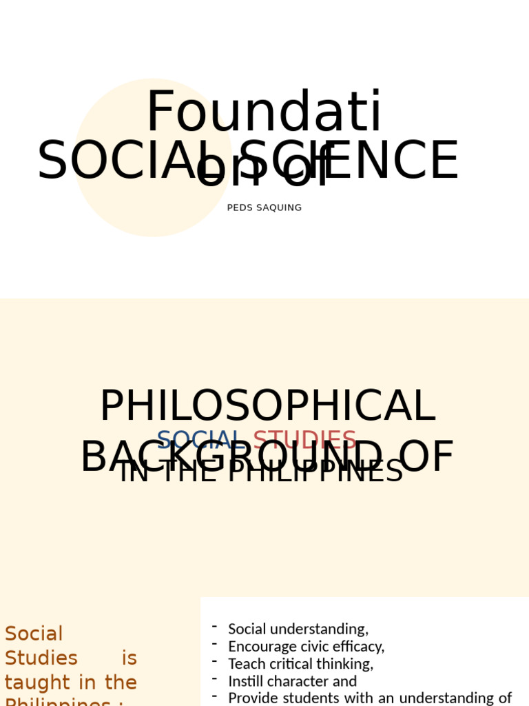 Philosophical Background of Social Studies | PDF | Liberal Arts Education