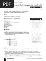 Cooling Curve Analysis of Stearic Acid | PDF | Temperature | Liquids